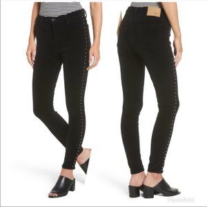 Band of Gypsies | Jeans | Band Of Gypsies Lola Grey Velvet Skinny Jeans ...